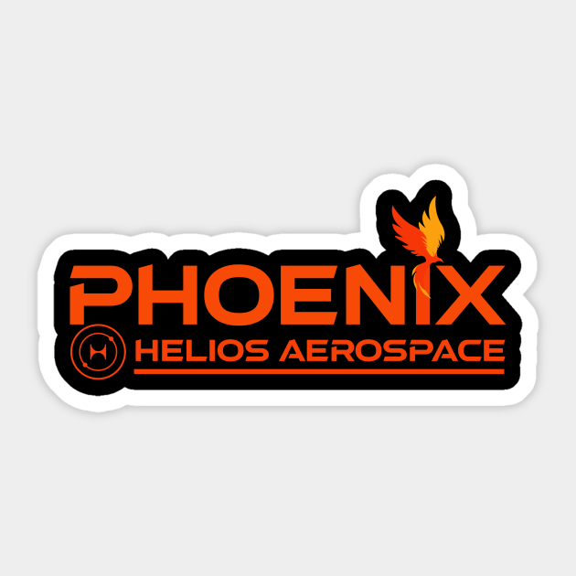 Phoenix, Helios Aerospace - For All Mankind - Sticker | TeePublic