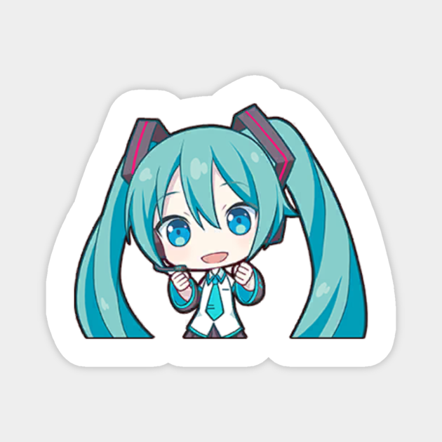 Hatsune Miku stamp - Wonderlands X Showtime - Magnet | TeePublic