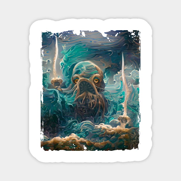 Cthulhu sea monster - Cthulhu - Magnet | TeePublic