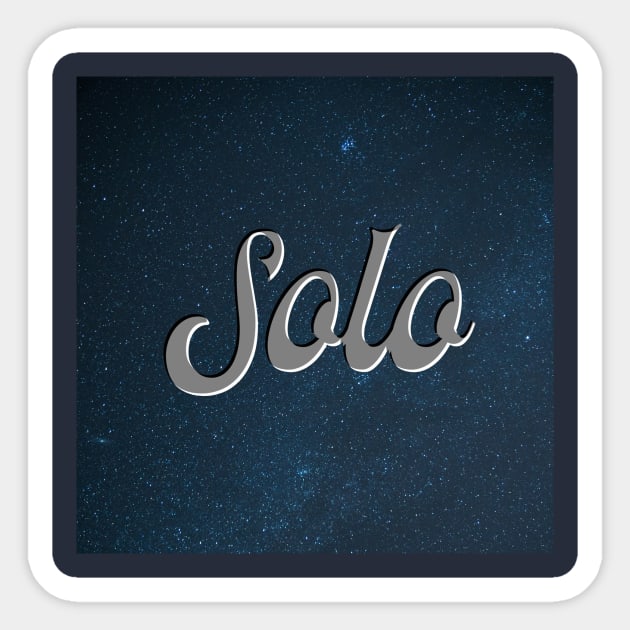 Solo (cover) - Solo - Sticker | TeePublic
