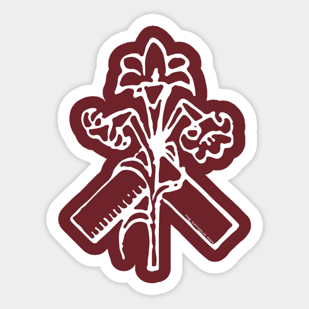 Saint Joseph Symbols - Catholic - Sticker | TeePublic