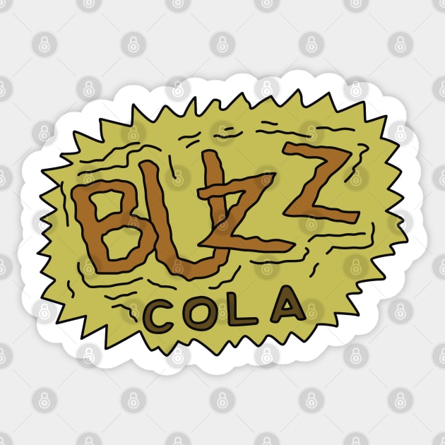 Buzz Cola Logo - Simpsons - Sticker | TeePublic