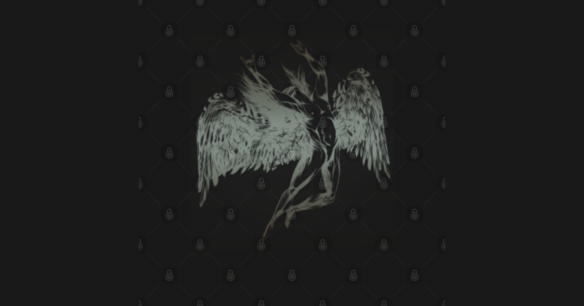 METAL ANGEL - SILVER - Heavy Metal Angel - Posters and Art Prints ...