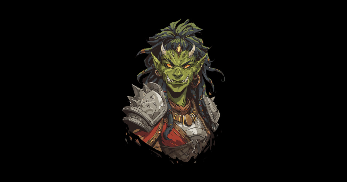 Savage DnD Orc - Orc - Posters and Art Prints | TeePublic