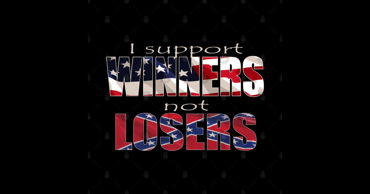 I Support Winners not Losers USA Flag - Anti Hate - Sticker | TeePublic