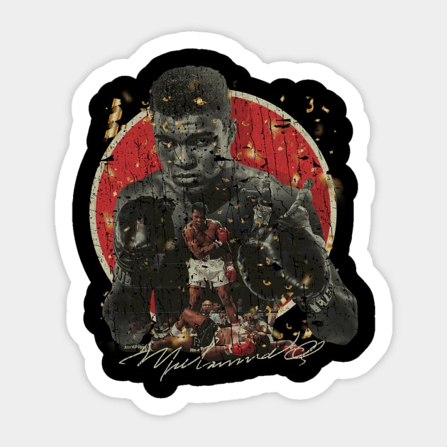 RETRO STYLE -Ali is Greatest of All Time - Vintage - Sticker | TeePublic