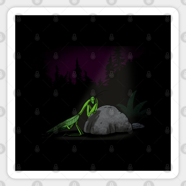 Praying Mantis Cute Funny Jesus Christ Religious Scene Funny Parody ...