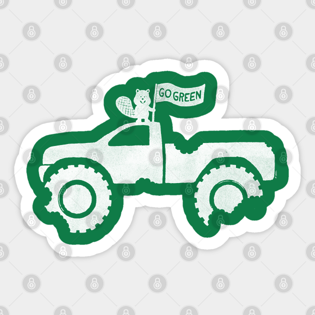 Go Green - Ecology - Sticker | TeePublic