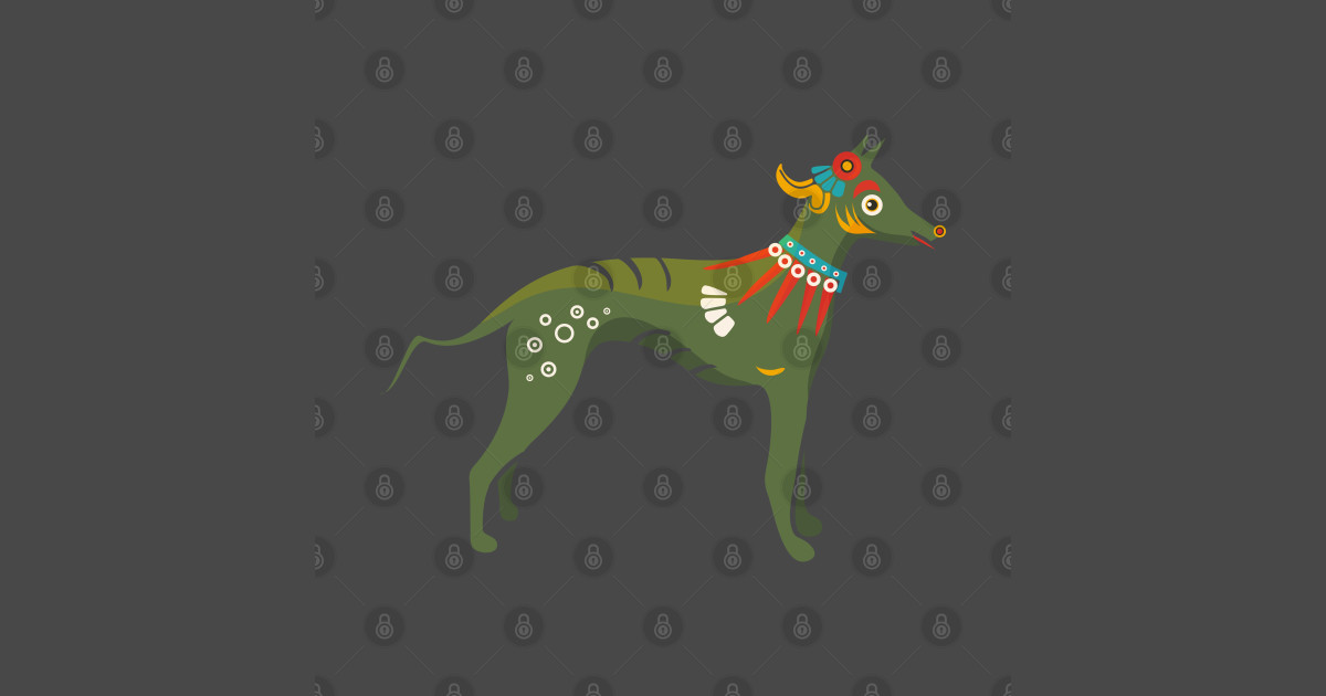 Xolotl, Xoloitzcuintli or Xolo Aztec Codex Mexican Hairless Dog - Xolo ...