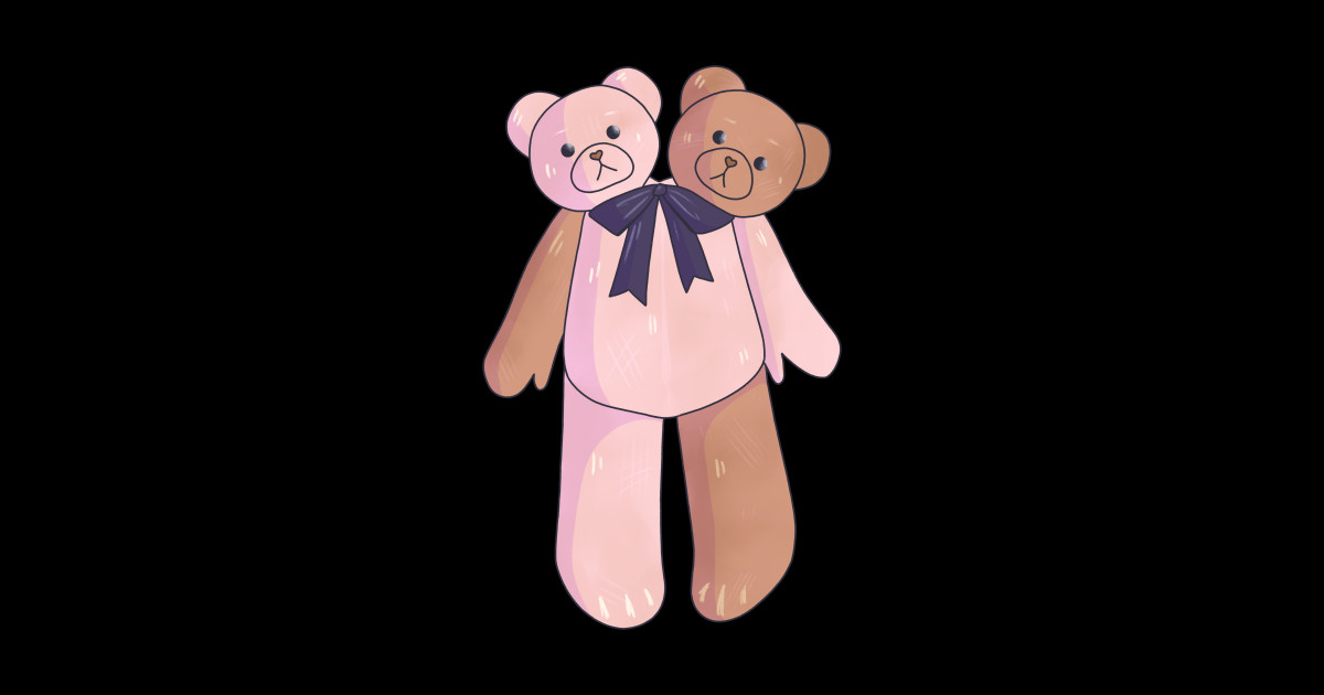 Two Headed Teddy Bear - Teddy - Sticker | TeePublic