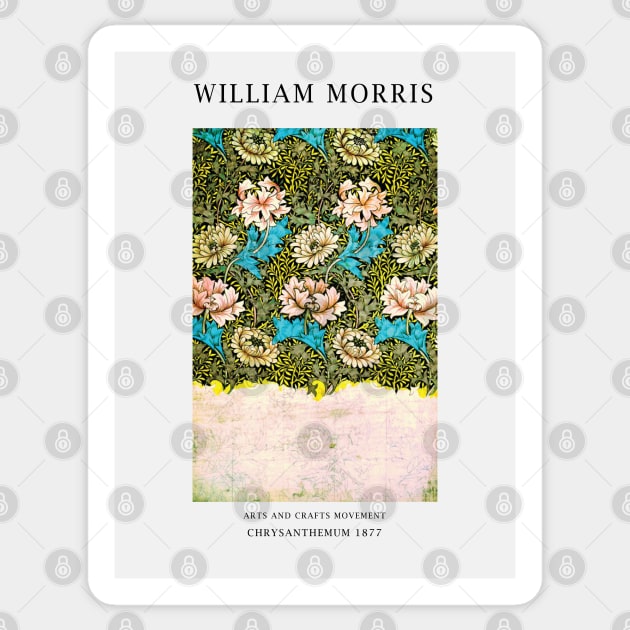 William Morris - Chrysanthemum - Floral Pattern - William Morris ...