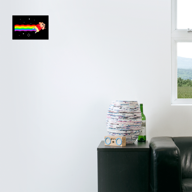 Crayon Shin Chan Nyan Cat - Crayon Shin Chan Nyan Cat - Posters and Art ...