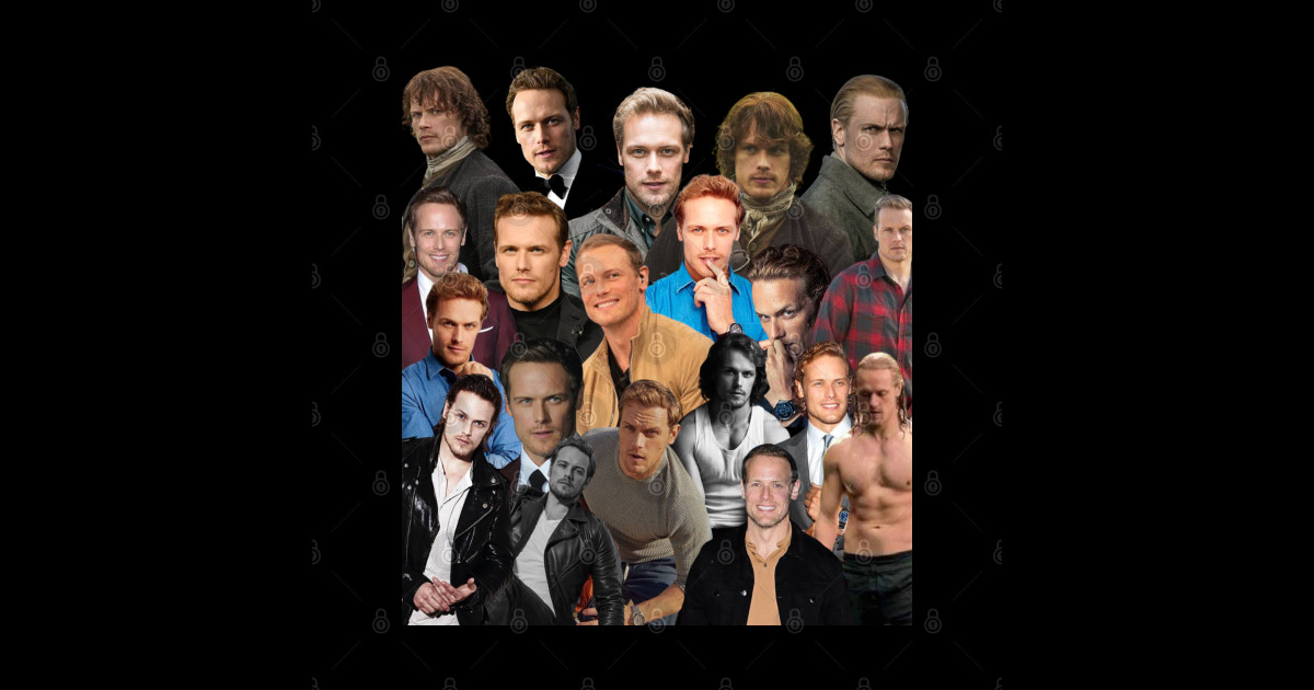 sam heughan photo collage - Sam Heughan Photo Collage Sam Heughan ...