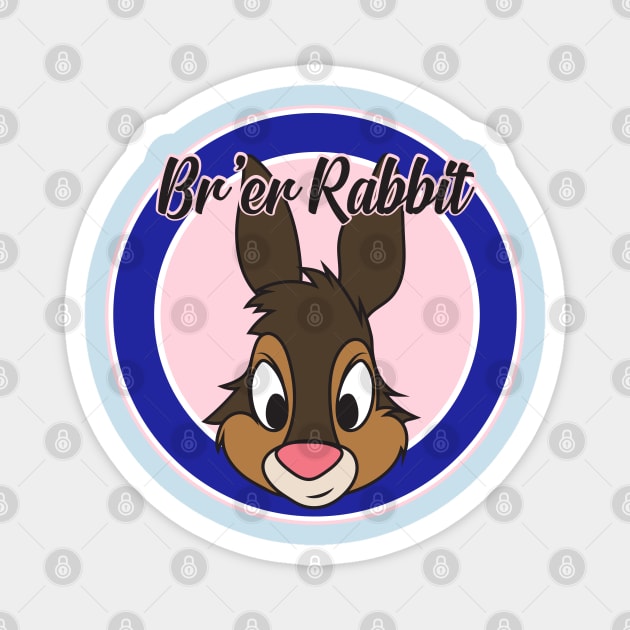 The Rabbit Patch Logo - Briar Rabbit - Magnet | TeePublic