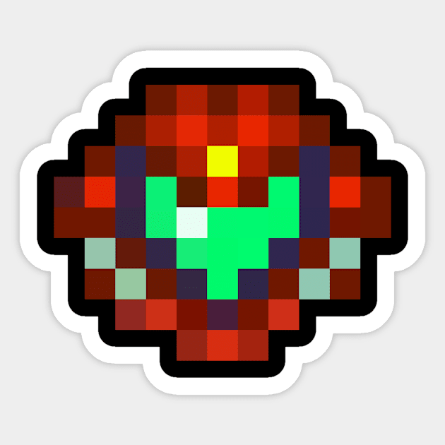 Metroid Samus 8-bit - Samus 8 Bit - Sticker | TeePublic