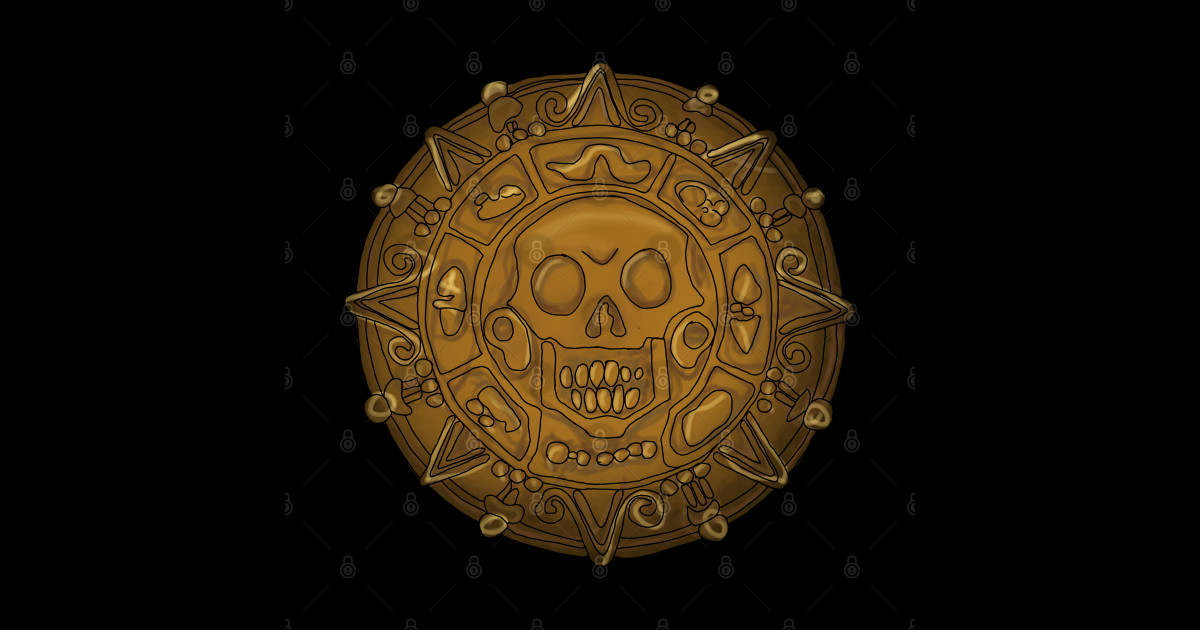 Aztec Gold - Pirates Of The Caribbean - Sticker | TeePublic