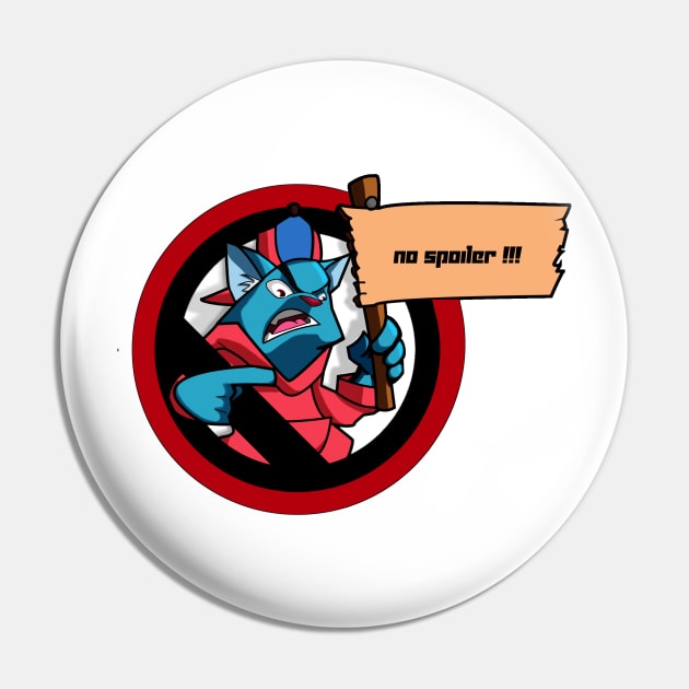 spoiler cat - Cartoon - Pin | TeePublic