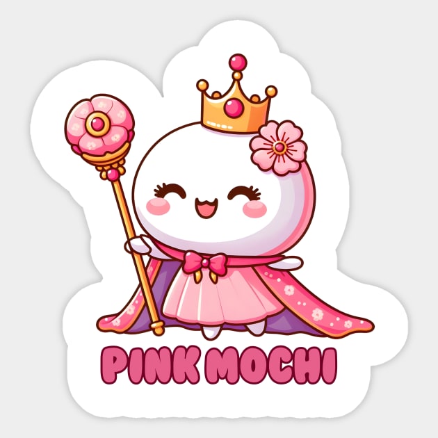 Kawaii Mochi Princess - Cute Mochi - Sticker | TeePublic