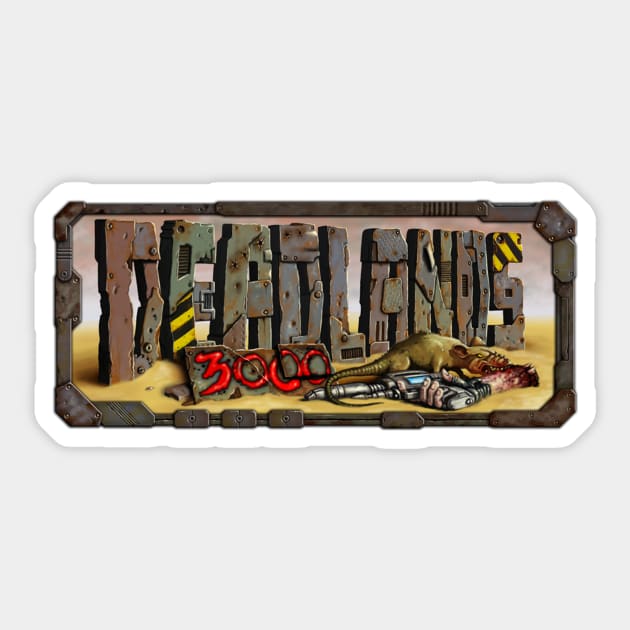 Deadlands 3000 Logo - Post Apocalyptic - Sticker | TeePublic