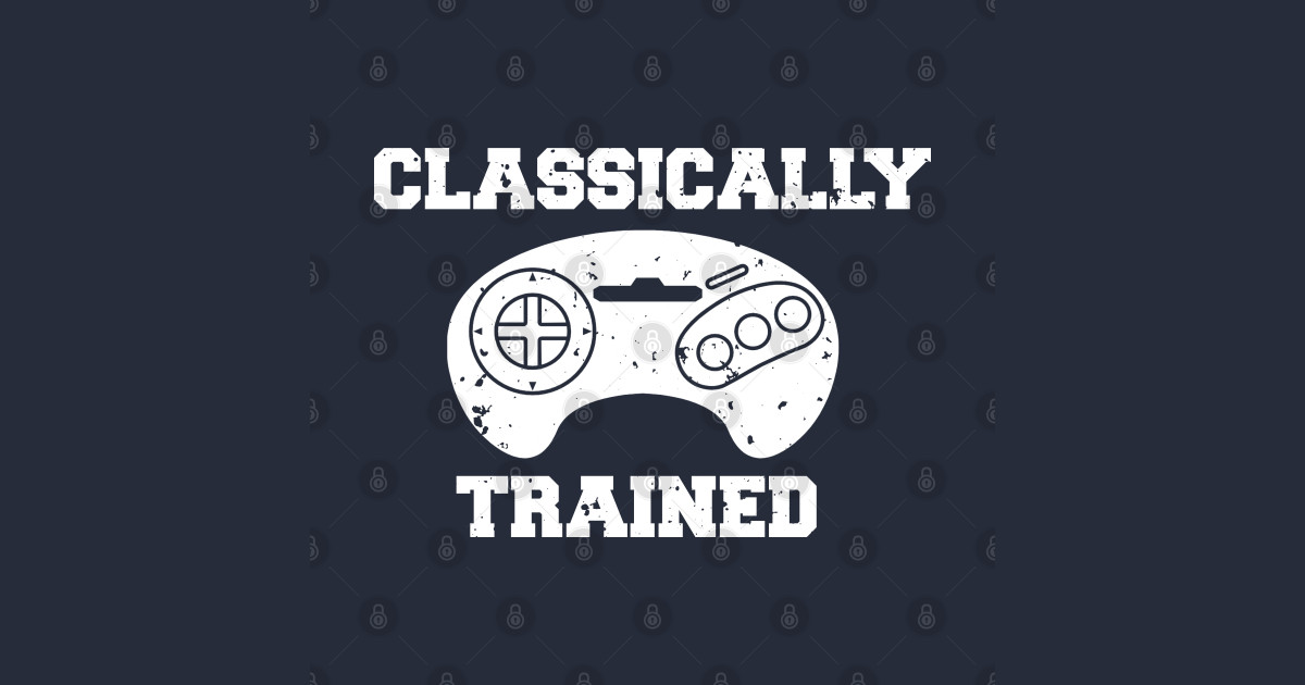 Retro Gamer - Classically Trained - Retro Gamer - T-Shirt | TeePublic