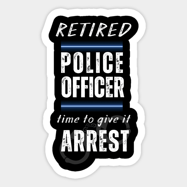 Police Officer - Police - Sticker | TeePublic