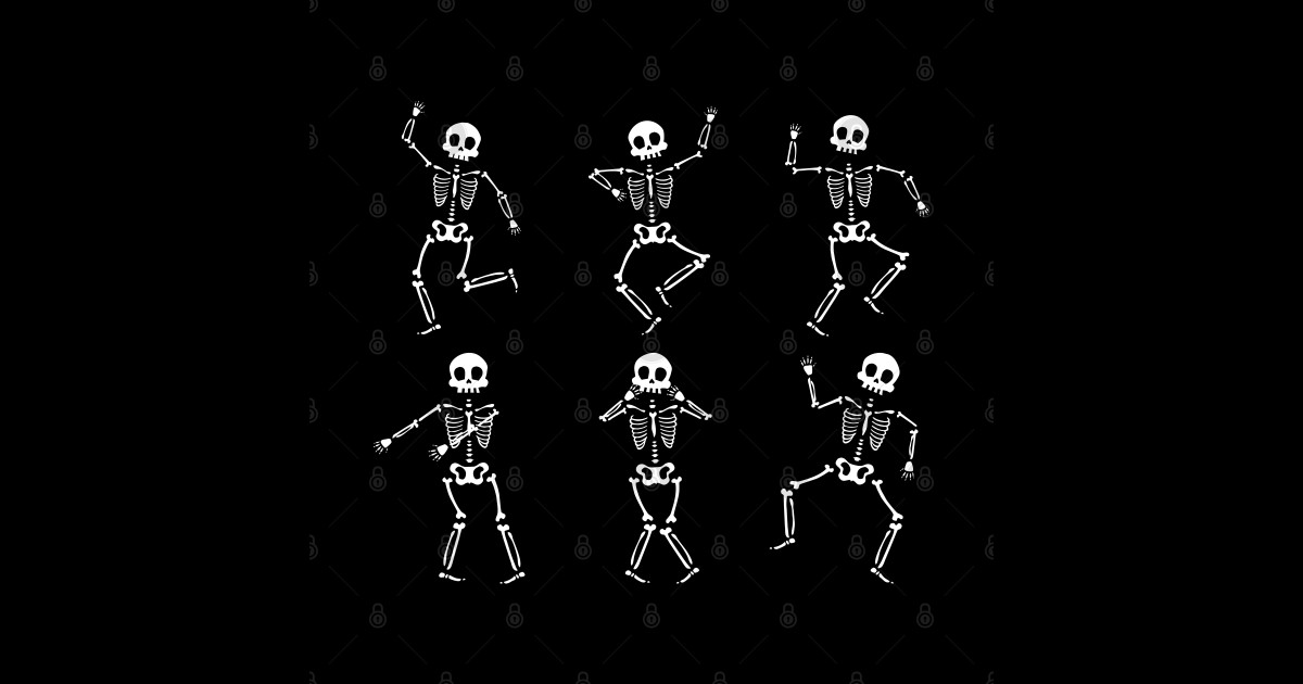 Dancing Skeleton - Dancing Skeleton - T-Shirt | TeePublic