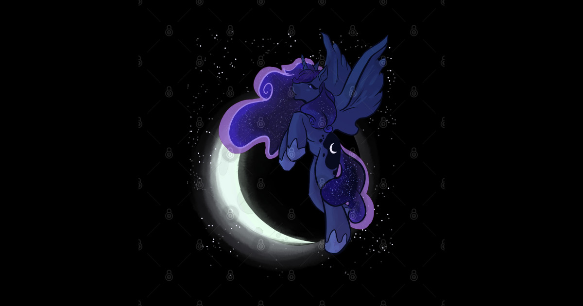 princess luna - Princess Luna - Sticker | TeePublic