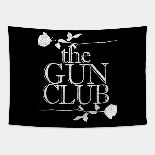 The Gun Club - Retro Styled Fan Art Design - The Gun Club - Tapestry ...