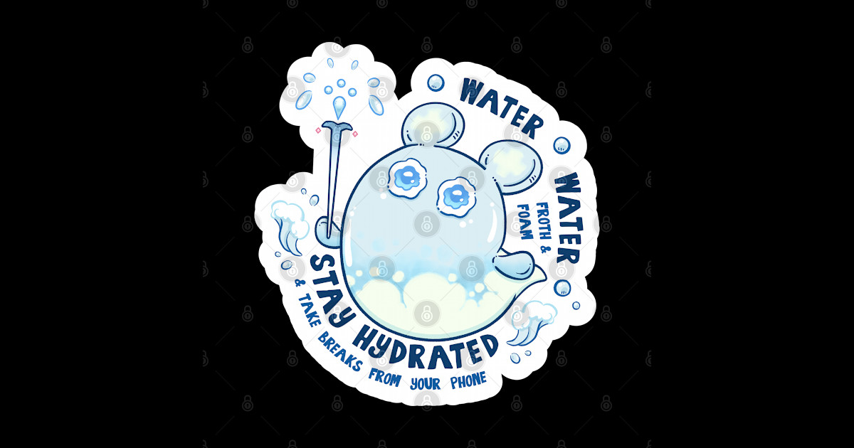 Nixie Drippy Self-Care - Stay Hydrated & Take Breaks - Final Fantasy ...