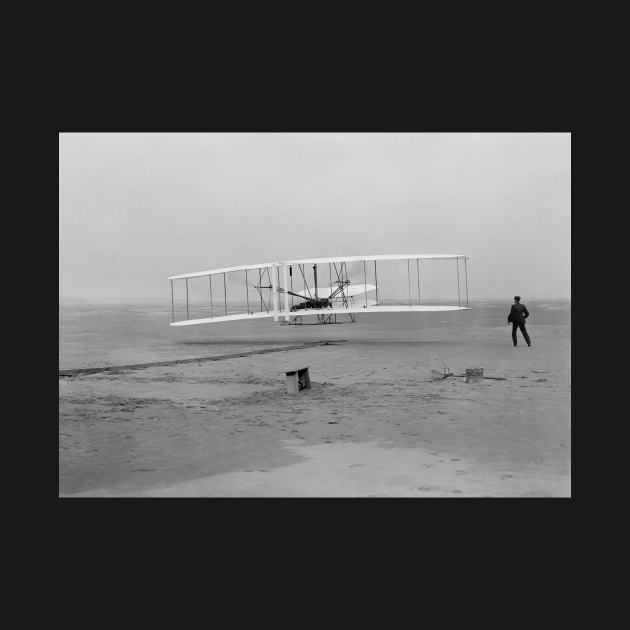Wright Brothers First Flight - Aviation - T-Shirt | TeePublic