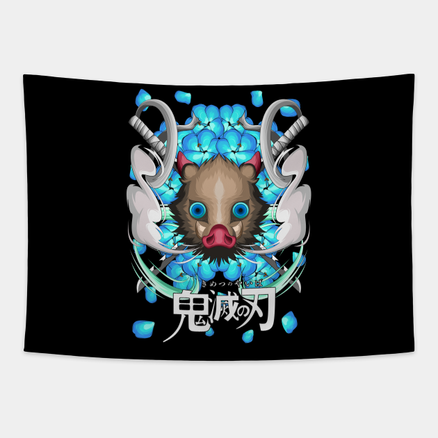 INOSUKE MASK - KIMETSU NO YAIBA - Kimetsu No Yaiba - Tapestry | TeePublic