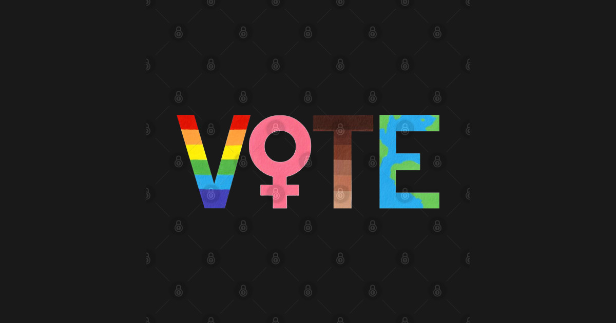 VOTE Graphic LGBT - Vote - T-Shirt | TeePublic