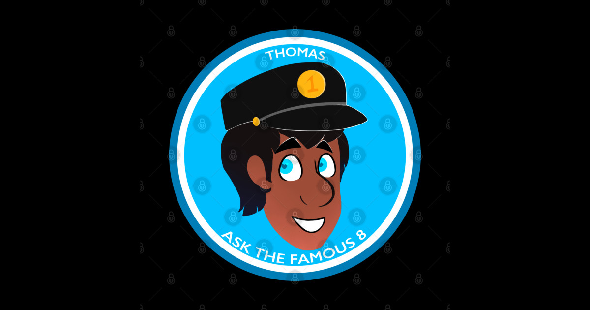 Thomas Button - with text - Thomas And Friends - Sticker | TeePublic