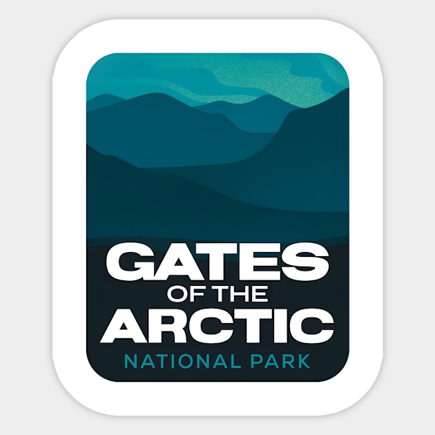 Gates of the Arctic National Park - Gates Of The Arctic - Sticker ...
