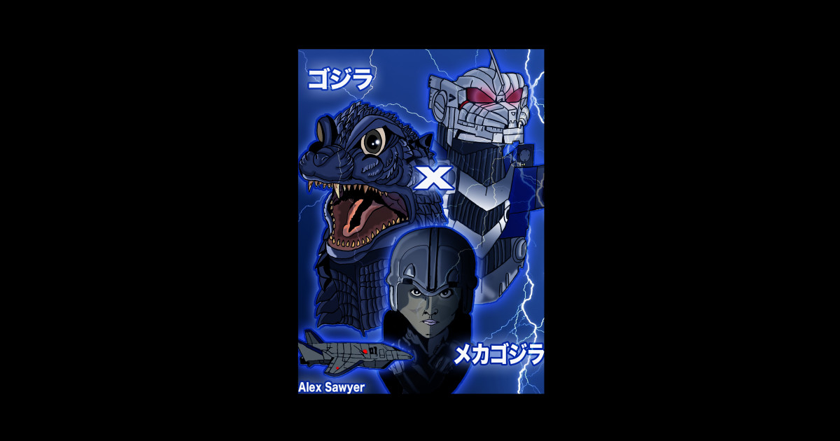 Godzilla X Mechagodzilla - Art - Sticker | TeePublic