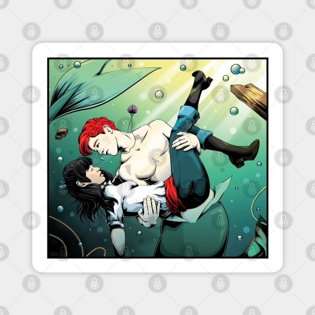 Little Mermaid Gender Swap - Mermaid - Magnet | TeePublic