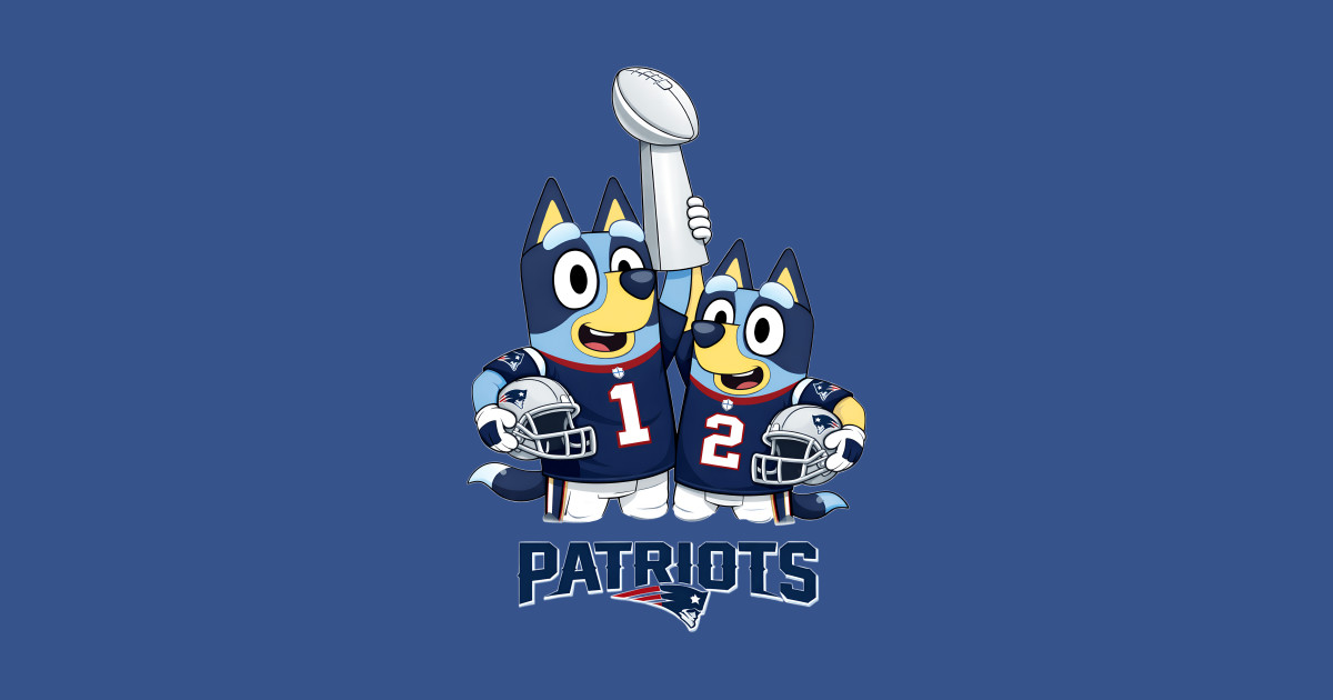 Bandit and Bluey Players New England Patriots American The Winner ...