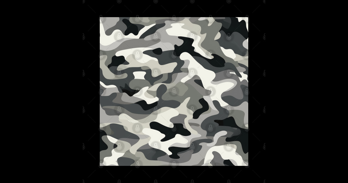 Grey Urban Camo Pattern - Grey Urban Camo Pattern - Sticker | TeePublic