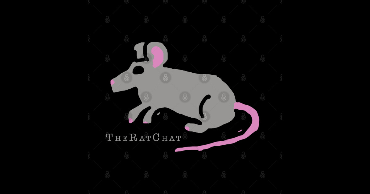 The Rat Chat - Rat - Sticker | TeePublic
