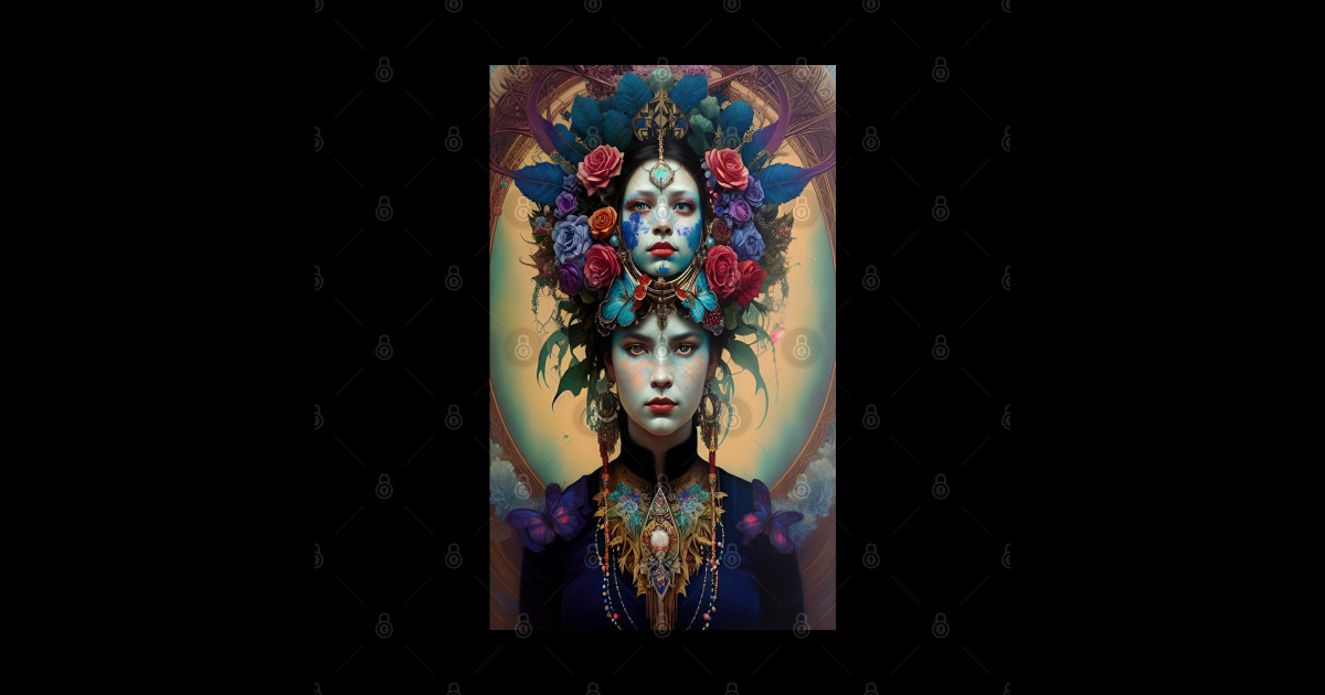 Exotic Magic Priestess of Voodoo and Witchcraft - Witchcraft - Sticker ...