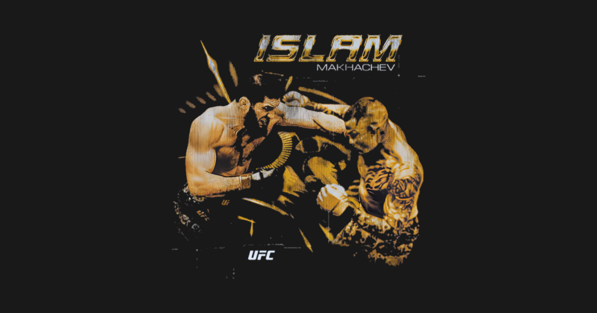 Islam Makhachev UFC Fighter Graphic - Islam Makhachev - T-Shirt | TeePublic
