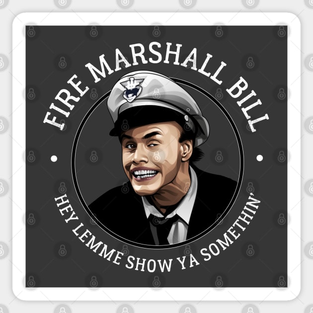 Fire Marshall Bill - 90s Living Color - Fire Marshall Bill - Sticker ...