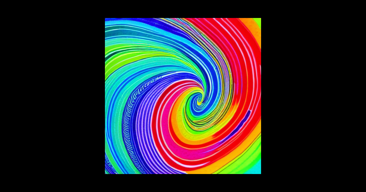 Watercolor Swirl Pattern - Watercolor Swirl - Sticker | TeePublic