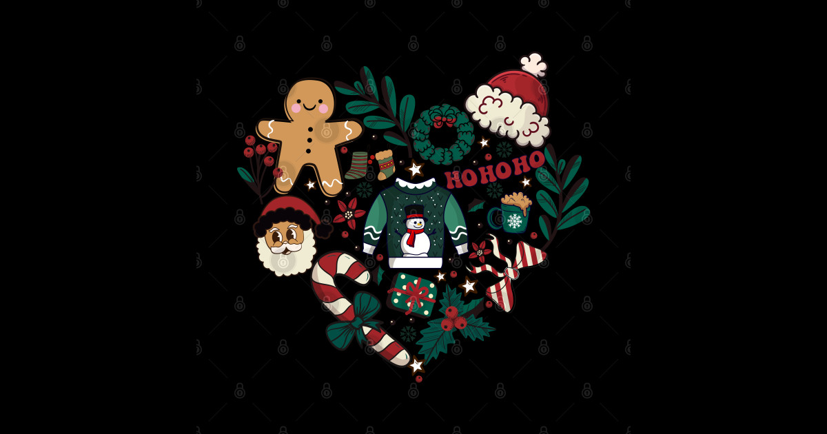 Heart of Christmas: Santa, Gingerbread, Candy Canes & More - Christmas ...