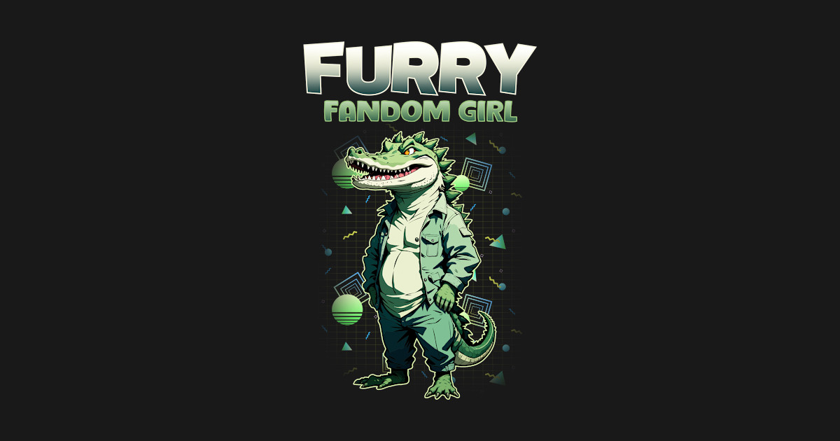 Furry Fandom Girl I Cute Furries Fandom Cosplay - Furry - T-Shirt ...