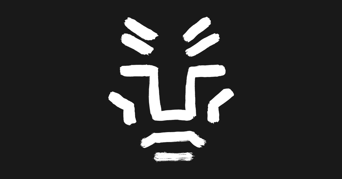 primitive art face - Football Fan Art - T-Shirt | TeePublic