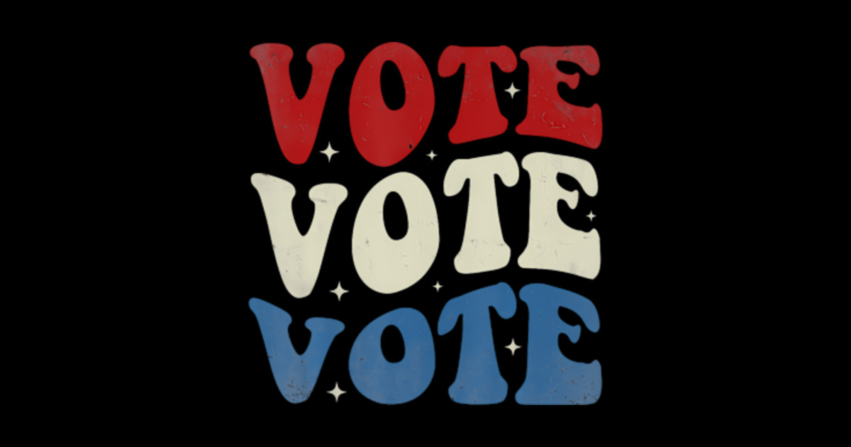 Retro Vote 2024 Voting Right Vintage Style - Vote 2024 - Sticker ...
