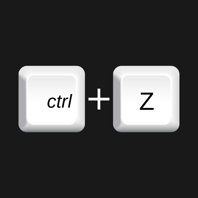 Keyboard Shortcut Ctrlz Fashion Design Ctrl Z T Shirt Teepublic 