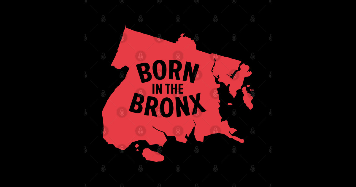 Born in the Bronx - New York Bronx Map - Bronx Hip Hop - Posters and ...