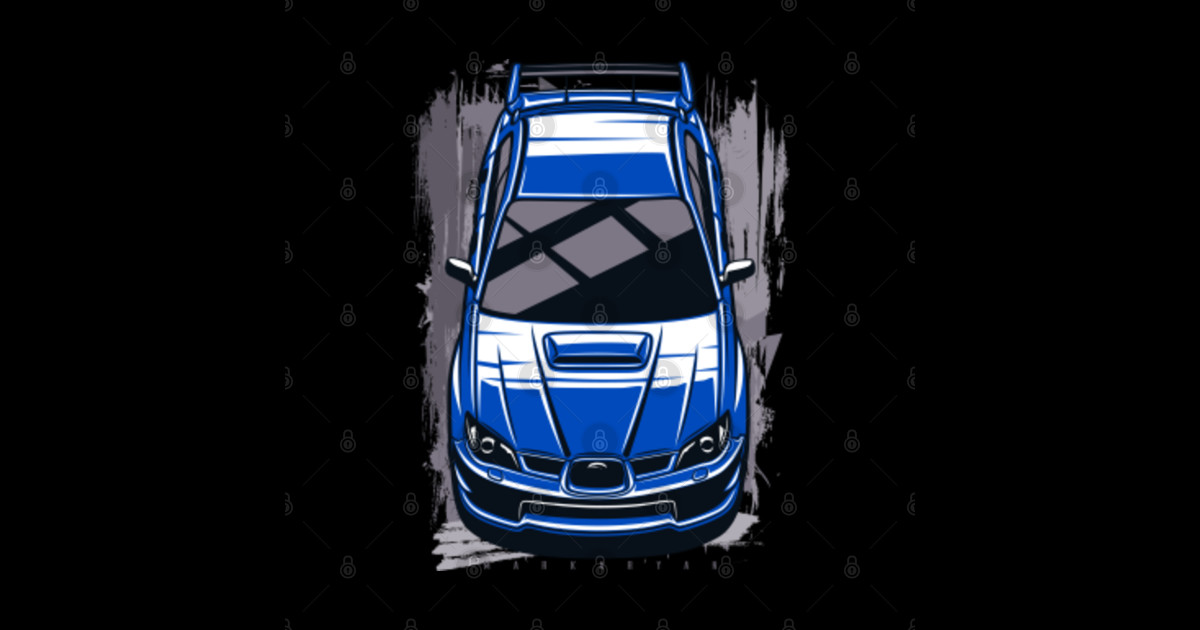 Blue Subie - Subaru - Sticker | TeePublic